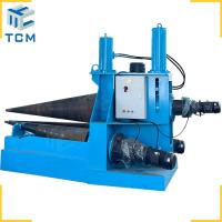 China Hydraulic Steel Cone Bending Machine 15kw 380V Conical Tank Head Roller for sale