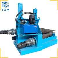 China Hydraulic Steel Cone Bending Machine 15kw 380V Conical Tank Head Roller for sale