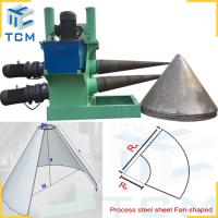 China Hydraulic Steel Cone Bending Machine 15kw 380V Conical Tank Head Roller for sale