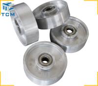 China 150x50mm PU Rubber Polishing Rollers Wheels for Steel Tank Automatic Polishing Machine for sale