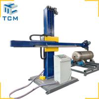 China 8-15m2/Hour Automatic Polishing Machine For Steel Tank Shell Surface Grinding Buffing for sale