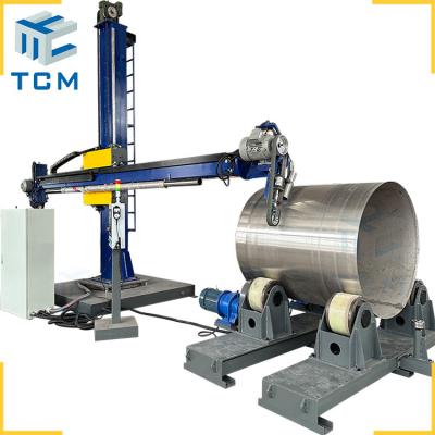 China Inox Cylindrical Tank Shell Automatic Polishing Machine 380V 12kW Inner Exterior Surface for sale