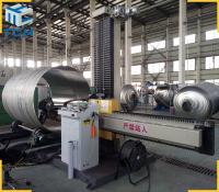 China Inox Cylindrical Tank Shell Automatic Polishing Machine 380V 12kW Inner Exterior Surface for sale