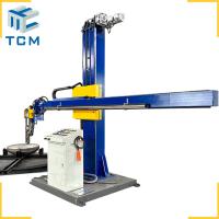 China Automatic Dished Head Surface Grinding Machine 380V 12kw for Tank End Polishing for sale