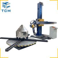 China Automatic Dished Head Surface Grinding Machine 380V 12kw for Tank End Polishing for sale