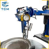 China Automatic Dished Head Surface Grinding Machine 380V 12kw for Tank End Polishing for sale