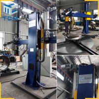 China Trancar TCM-D Steel Tank Bottom Dished End Polishing Machine 380V 12kw Vessel Head Grinder for sale