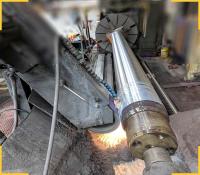 China Hydraulic Cylinder Chromed Rod Surface Automatic Grinding Linishing Machine for sale