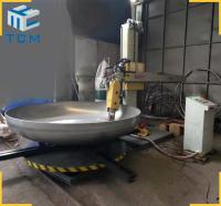 China Steel Tank Cover Polishing Machine 3500x1600x3050mm 12kw Automatic Surface Grinding for sale
