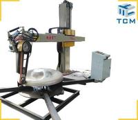 China Steel Metal Tank Cap Outer Surface Automatic Polishing Machine for sale