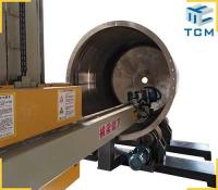 China 415V Steel Tank Shell Vessel Body Inside Outer Surface Automatic Metal Polishing Machine for sale
