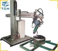 China Dished End Surface Steel Dished Head Semi Automatic Polishing Machine for sale