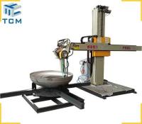 China Dished End Surface Steel Dished Head Semi Automatic Polishing Machine for sale