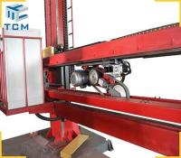 China Automatic Weld Seam Finishing Machine 380V 18kw for SS Tank Longitudinal Welding Line Removal and Polishing for sale