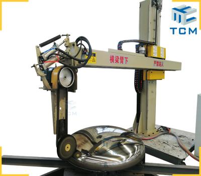 China Semi Automatic CNC Stainless Steel Pot Mirror Polishing Machine 380V 12kw Head Polisher for sale