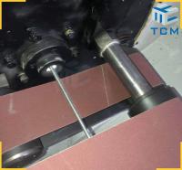 China Steel Wire Rod Descaling Grinding Machine 380V 35kW Belt Polisher for 1-25mm Diameter for sale