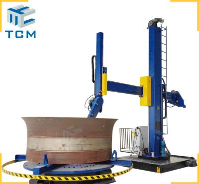 China 380V 415V Steel Vertical Tank Dished End Polishing Machine 500-6000mm ID Grinding Equipment for sale