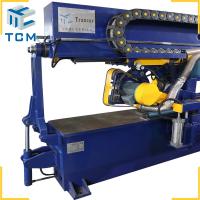 China PLC Automatic Weld Planisher 5800x900x1800mm for Steel Tank Shell Longitudinal Welds Finishing for sale