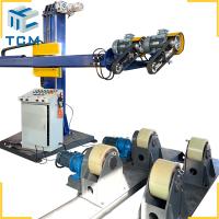 China Double Grinding Heads Industrial Tank Vessel Automatic Polishing Sanding Machine 380V 15kW for sale