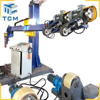 China Double Grinding Heads Industrial Tank Vessel Automatic Polishing Sanding Machine 380V 15kW for sale