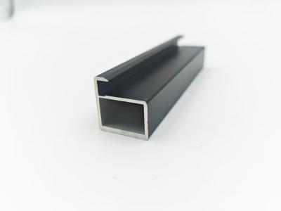 China 0.8mm-4.0mm Sliding Door Aluminium Profile , Kitchen Cabinet Doors Aluminium Edge Profile for sale