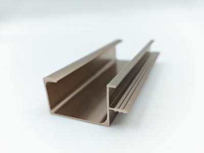 China OEM Aluminium Kitchen Profiles , G Handle Aluminium Profile For Wardrobe for sale