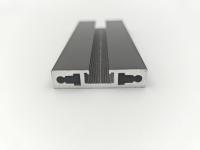 China Silver Powder Coated Aluminum Profiles 6000 Series Aluminium Door Extrusion Profile for sale