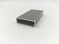 China Rectangular Polished Aluminium Profile 1.2mm Anodized Aluminum Framing Extrusion for sale