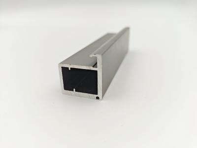 China Custom Powder Coated Aluminum Profile Frame , 6063 Aluminum Profile For Cabinet Doors for sale