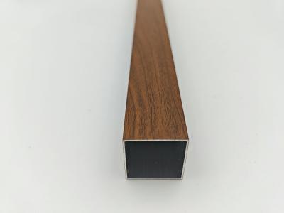 China Decorative Aluminum Curtain Wall Profile Rectangular Extruded Aluminum Square Tube Profiles for sale