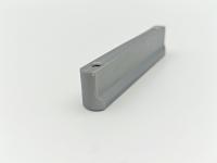 China Morden Silver Aluminum Cabinet Handles / Pulls For Kitchen / Wardrobe for sale