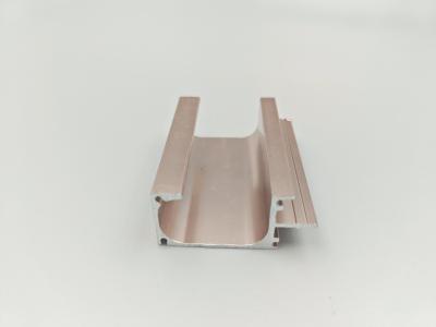 China Modern Extruded Aluminum Profiles , Wardrobe Aluminium Profile With Gold Handles for sale