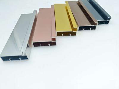 China Custom Anodized Aluminium Alloy 6000 Series Aluminum Kitchen Cabinet Profile for sale