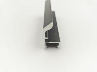 China 0.6mm Aluminium Kitchen Profiles , Silver Aluminium Profile For Wardrobe Doors for sale