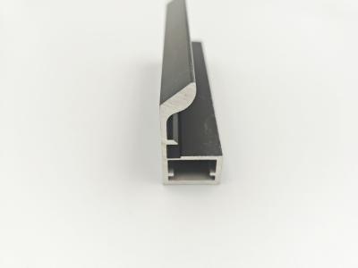 China 0.6mm Aluminium Kitchen Profiles , Silver Aluminium Profile For Wardrobe Doors for sale
