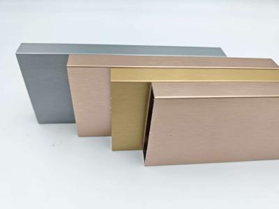 China Square Aluminum Extrusion Tube 6000 Series Thick Aluminium Tube for sale