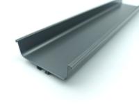 China Modern Minimalist Aluminum Alloy Handle Kitchen Cabinet Door With Hidden Edge Drawers for sale