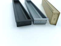 China Modern, simple embedded handles – available in dark colors. Ideal for use in bedroom and kitchen drawers, as well as on dressing tables. The furniture knobs come with free drilling slots. for sale