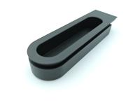 China Modern Aluminum Recessed Cabinet PullsInvisible Wardrobe Cabinet Glass Door Frame Pulls for sale
