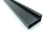 China The ex-factory price for aluminum profiles used in casement windows includes black extruded aluminum frames. for sale