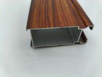 China 6000 series wood-grained aluminum casement window profiles/aluminum profiles for sliding doors for sale