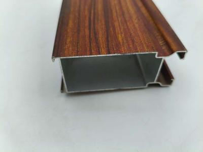 China 6000 series wood-grained aluminum casement window profiles/aluminum profiles for sliding doors for sale