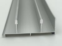 China Best-selling aluminum door track profiles for home and hotel decoration – double-door slide rails for sale