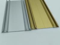China Customized factory wardrobe sliding door aluminum profiles, wardrobe sliding door bottom rails for sale