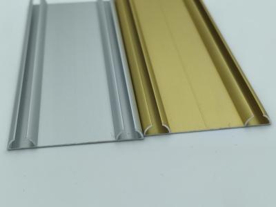 China Customized factory wardrobe sliding door aluminum profiles, wardrobe sliding door bottom rails for sale