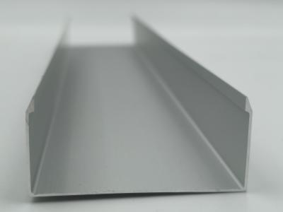 China Aluminum profile manufacturers customize U-shaped channel silver anodized 6061 and 6063 aluminum profiles of any size for sale