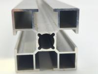 China The T-slot bevel cut design of aluminum alloy profiles is used to fix industrial workbench beams for sale