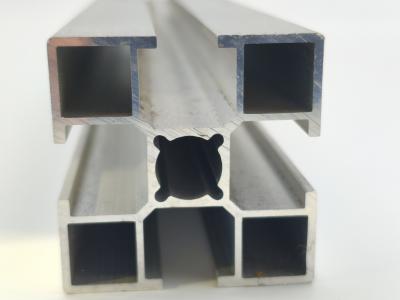 China The T-slot bevel cut design of aluminum alloy profiles is used to fix industrial workbench beams for sale