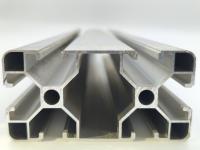 China Customized linear guide rails 4080 V slots and t slots, black anodized profiles, CNC aluminum extrusion profiles, industrial aluminum profiles for sale