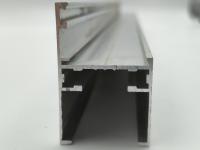 China Aluminum extruded glass partition sliding profile ultra-thin glass door profile aluminum profile for sale